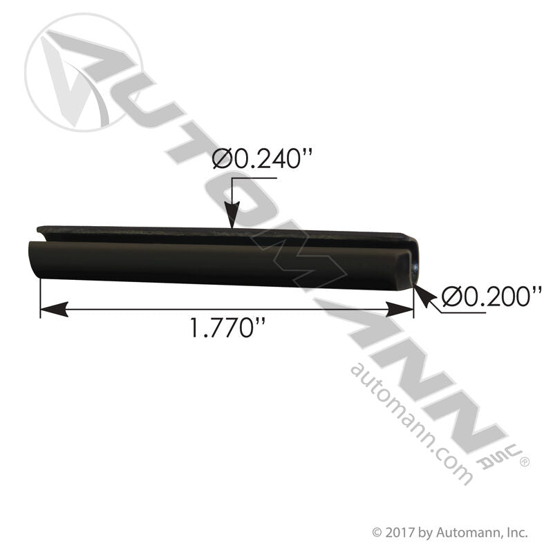 579.1024.5P ROLL PIN FOR SIDE ROLLER – RPS DISTRIBUTORS INC