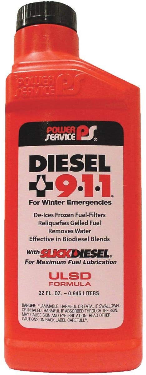 Power Service 8025-12 Diesel Fuel 9-1-1 RED 12/32 Oz – RPS DISTRIBUTORS INC