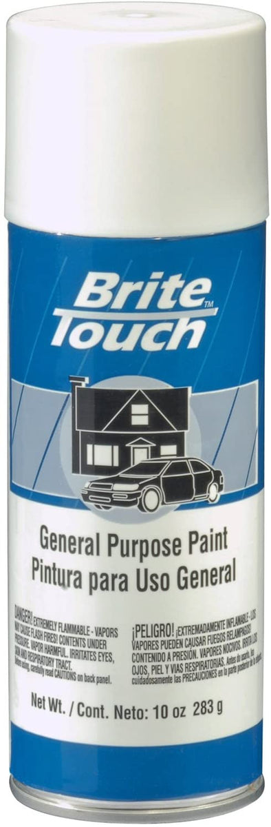 SPRAY PAINT BRITE TOUCH BT41 FLAT WHITE 10 OZ. 6/1 CASE – RPS ...